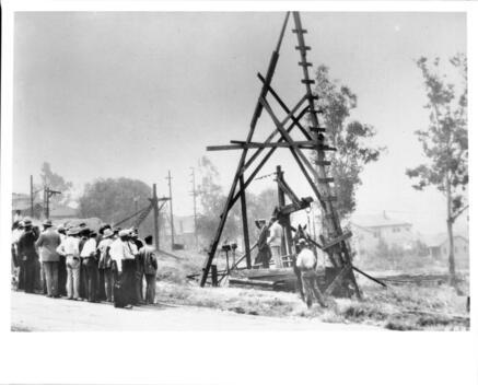 Edward L. Doheny At Site Dedication Ceremony For His Discovery Of - Old ...