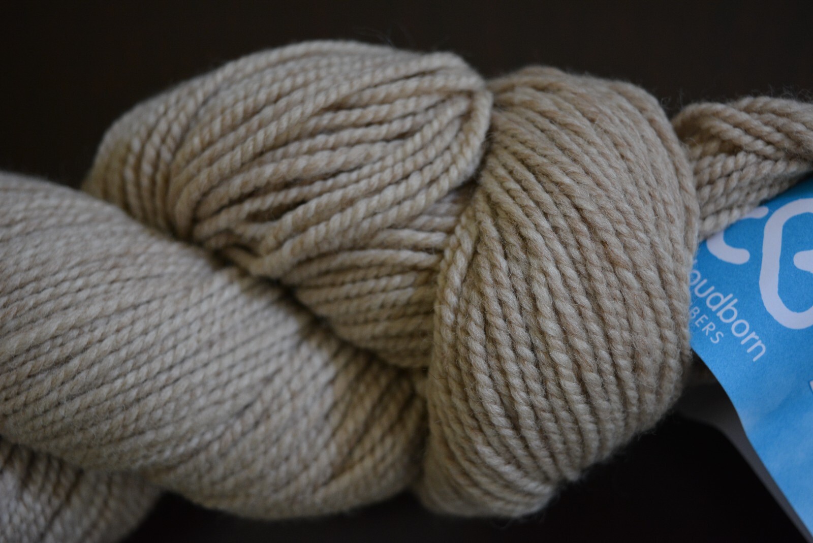 Cloudborn Highland Worsted Wool Yarn Taupe Heather 221yds Buy More and Save | eBay