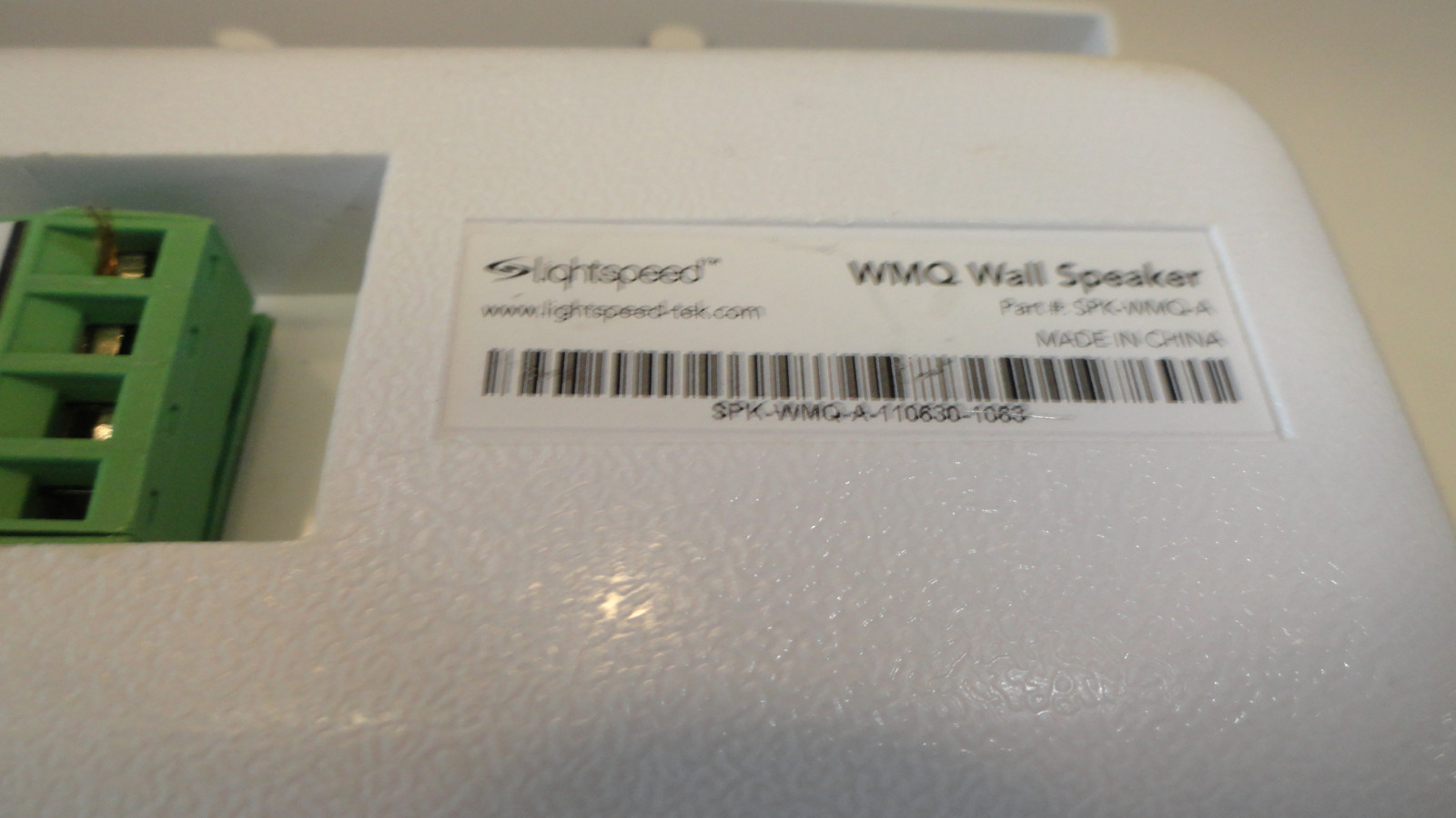 Lot of 4 LightSpeed Wall Speaker WMQ-A | eBay