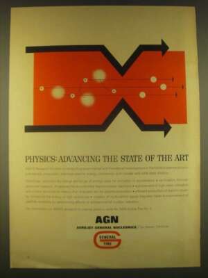 1963 General Tire AGN Aero-Jet General Nucleonics Ad - Physics | eBay