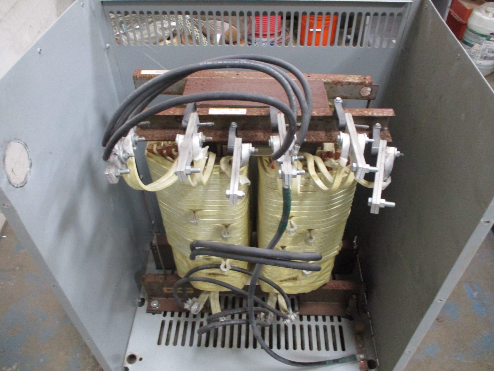 GE 9T83B2674 Transformer 75.0 KVA 1 Phase 217-493 PRI 120/240 2ND VAC ...