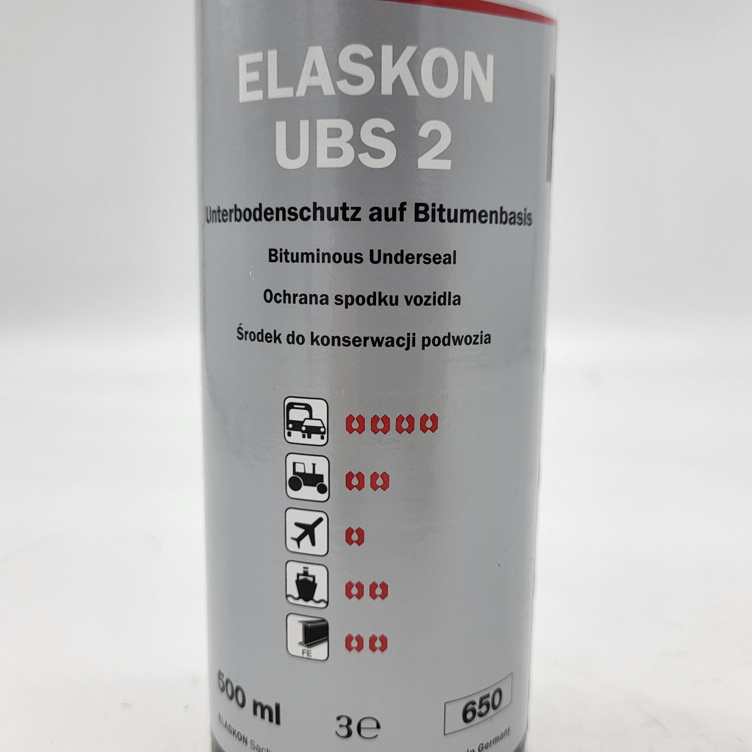 29,20€/Liter ink Mw Elaskon UBS2 500ml Unterbodenschutz Unterboden ...