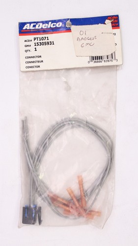 Genuine AC Delco Wire Connector With Leads (Gray) Part Number ...
