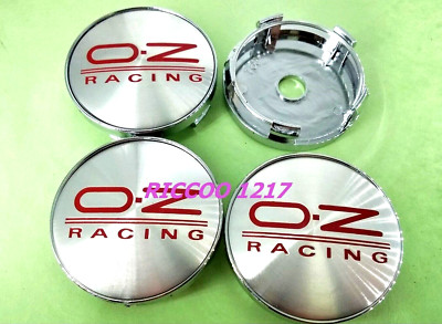 OZ Racing 60mm wheel caps x 4 new chrome caps fits 56mm hole | eBay