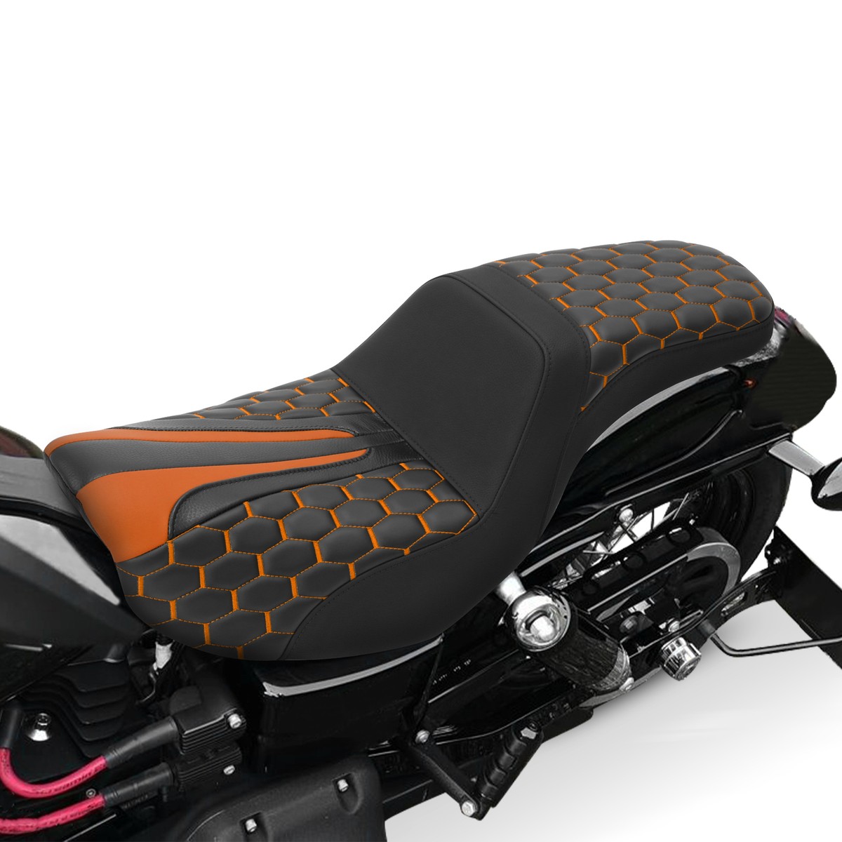 Street Bob With Passenger Seat Front Driver & Rear Passenger LS Seat