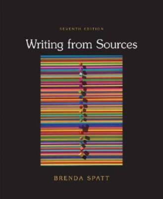 Writing from Sources - Paperback By Spatt, Brenda - GOOD 9780312437978 ...