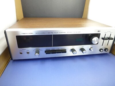Realistic Modulaire-4 vintage 4 channel stereo receiver, tested, works ...