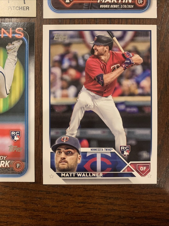MN Twins Rookie Baseball Card Lot (9) Joe Ryan / Matt Wallner / Royce ...