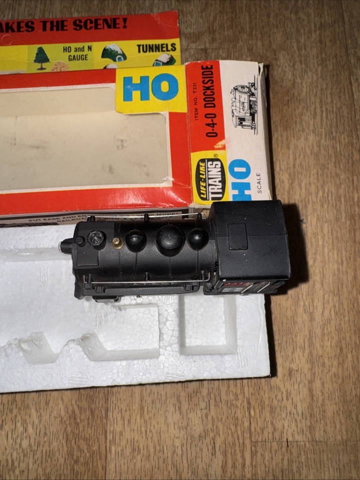 HO Scale Santa Fe ATSF #98 0-4-0 Dockside Steam Locomotive 1:87 Gauge In Box | eBay