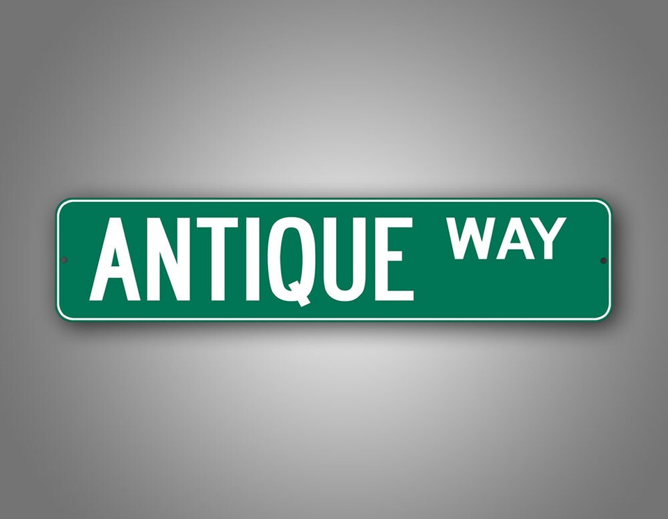Antique Way Street Sign "4x18" Novelty Road Sign | eBay