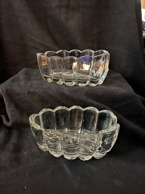 Pair of Vintage Princess House Crystal Spoon Fork Buffet Silverware ...