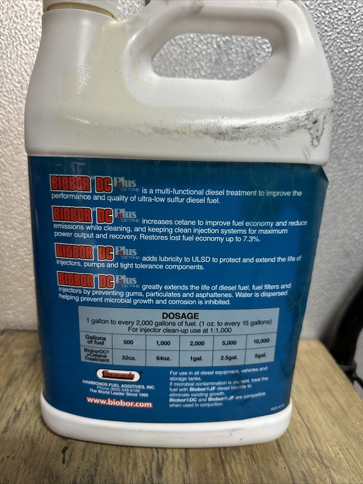 BBDCWPLUSJUG01US Biobor DC Summer Diesel Conditioner 1 gallon | eBay