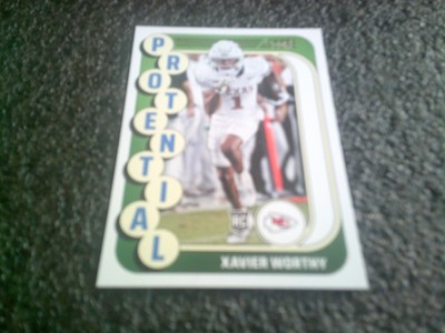 2024 PANINI SCORE NFL PROTENTIAL ROOKIE XAVIER WORTHY CHIEFS #15 | eBay