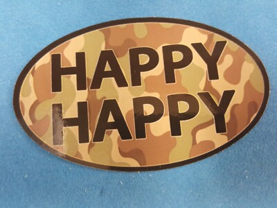 Decal Sticker " Happy Happy " 2.5x 4 | eBay