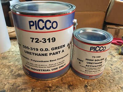 Paint Olive Drab Flat One Gallon 319 Two Part Urethane WWII Jeep Army ...