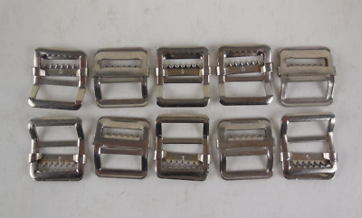 ACHOR Nickel Metal slide ladder lock buckles adjustable jaw 1" Lot of ...
