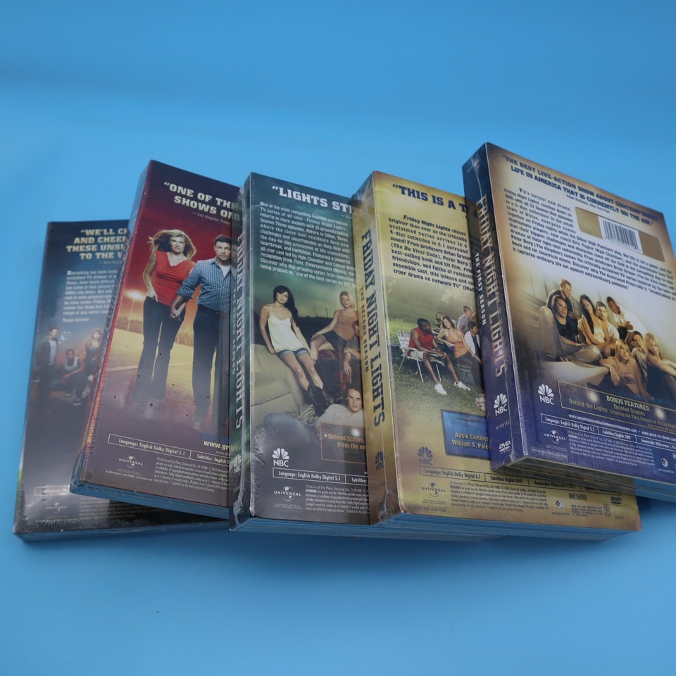 Friday Night Lights DVD Set Seasons 1-5 Complete Series ALL SEALED NEW ...