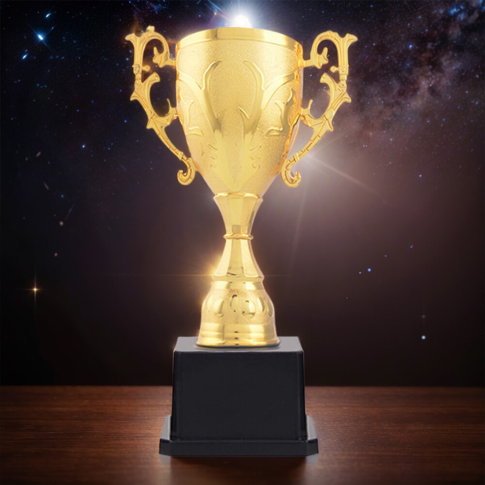 Competition Trophy with Base Trophy Toys Gold Trophy for Kids ...
