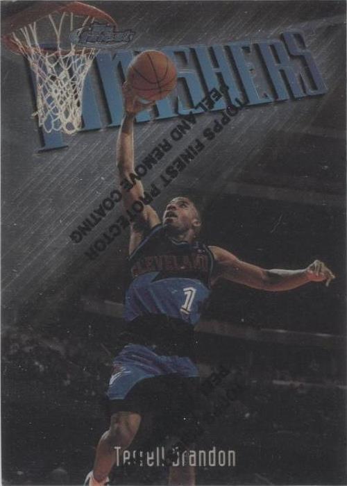 1997-98 Topps Finest - Uncommon Silver Terrell Brandon #122 for sale ...