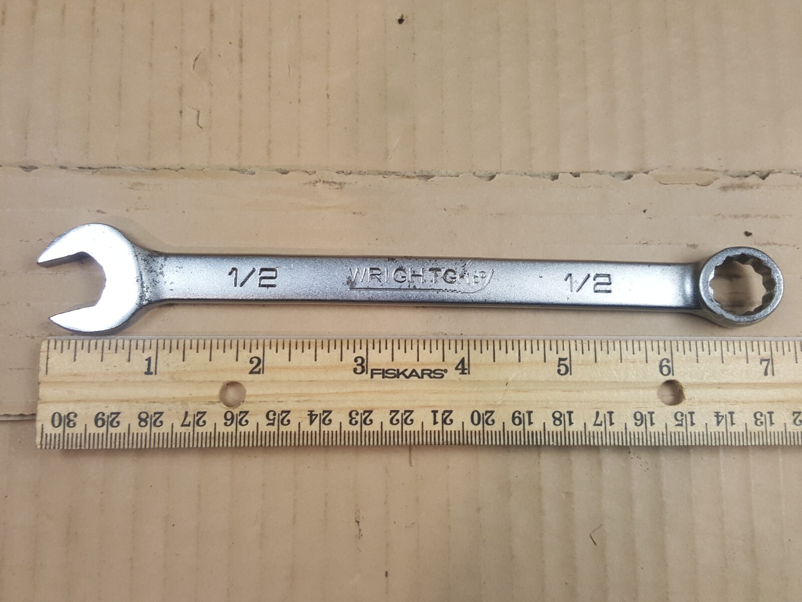 Wright Tools No. 1116 1/2” Combination Wrench 12 Point Code R Forged ...