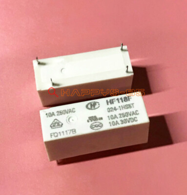 5pcs HONGFA Relay HF118F 024-1HS5T | eBay Australia