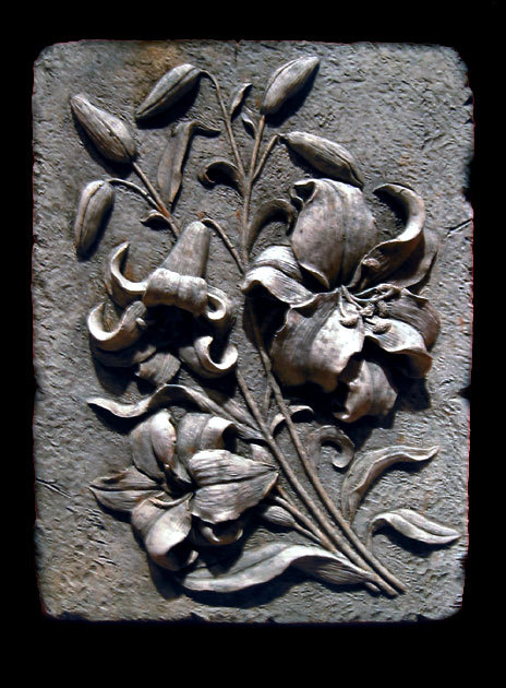 Relief Sculpture Flower