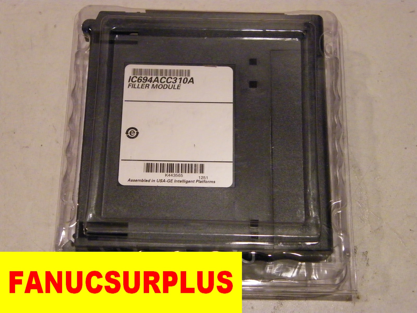 Ge FANUC Emerson Filler Module IC694ACC310 for sale online | eBay