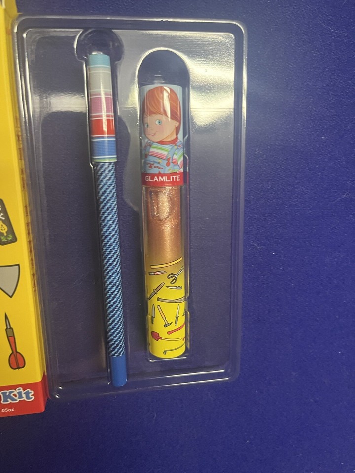 Glamlite x Chucky Child's Play Lip Kit IT'S SHOWTIME LE New in Box | eBay