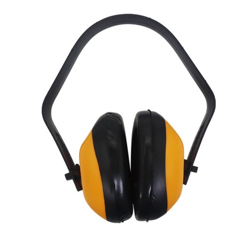 Noise Reduction Ear Defenders Yellow Headband Headphones Industrial | eBay