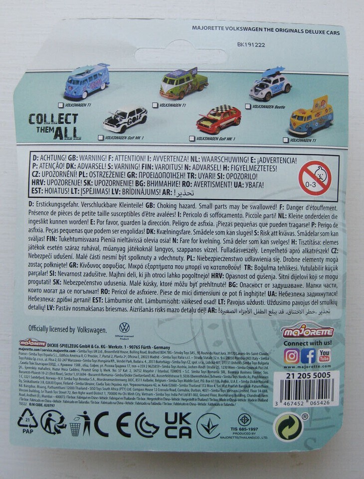 MAJORETTE GOLF blanc - The Originals Deluxe Cars - boîte métal | eBay