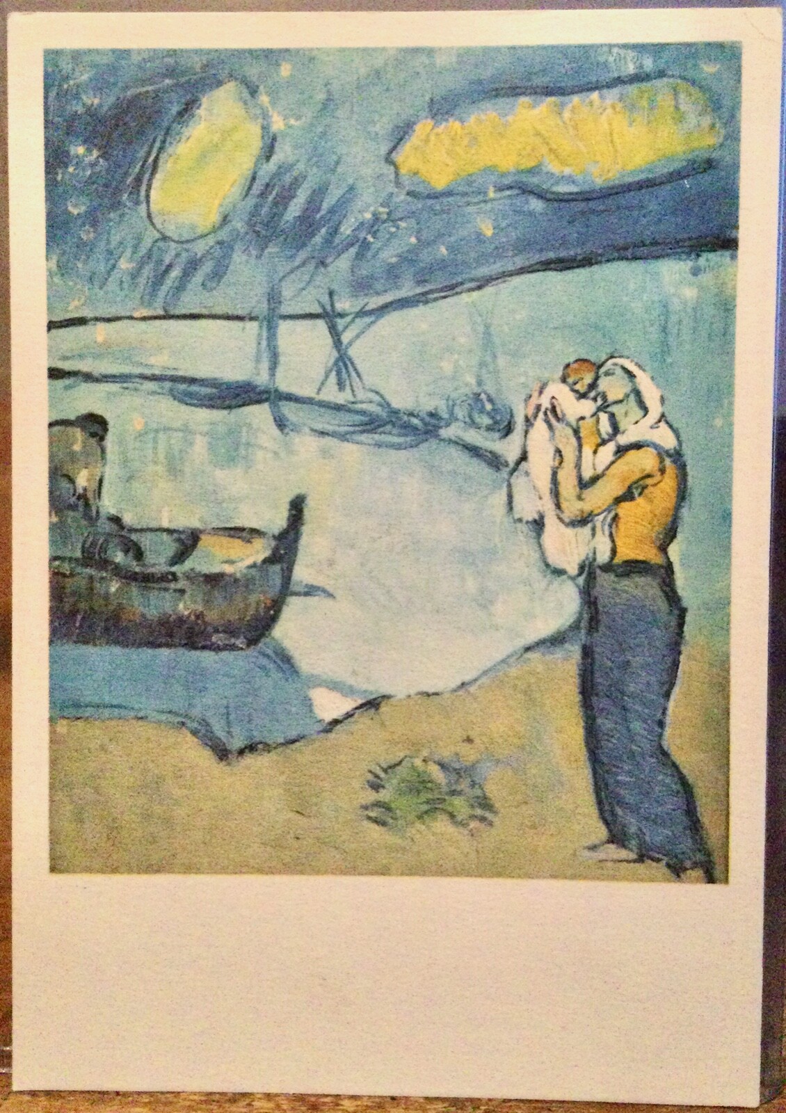 Art Postcard PABLO PICASSO Painting The FISHERMAN'S FAREWELL 1906 Matte ...