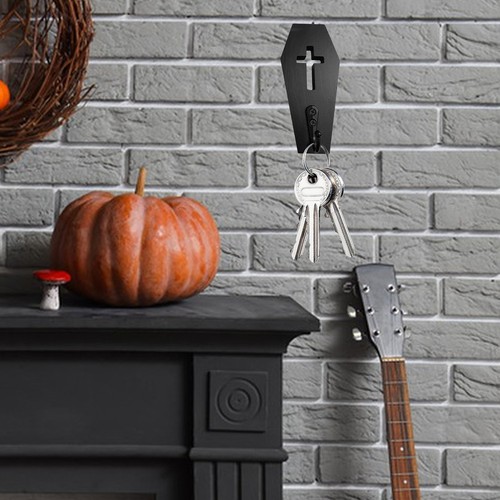 Coffin Key Hooks Gothic Key Holder Spooky Gothic Decor for Wall ...