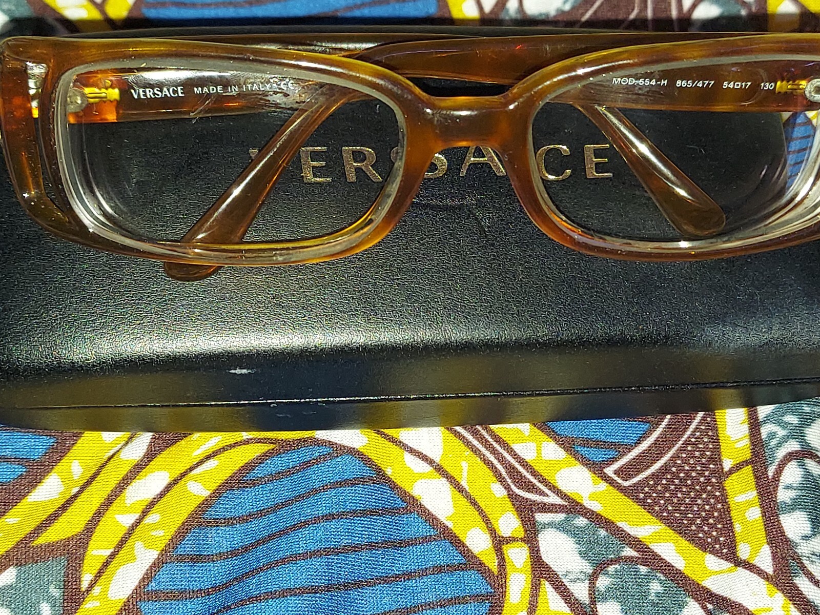 Vintage Versace 1970s? Faux Tortoise Shell glasses Mo… - Gem