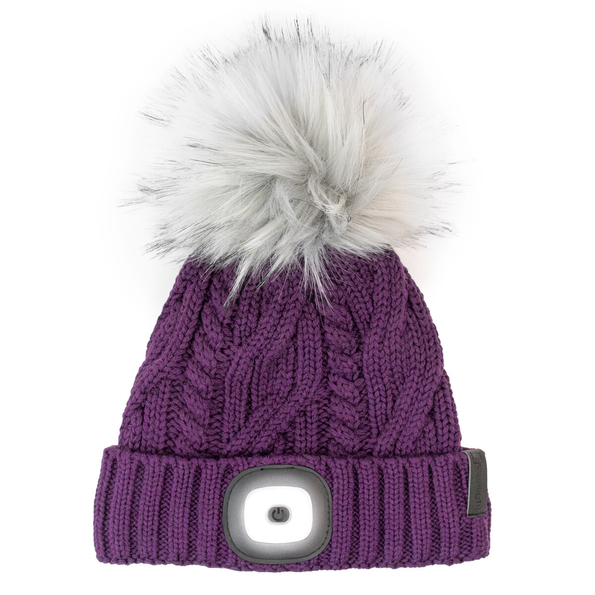 EQUI LIGHT LED WOOL BEANIE WITH POMPOM LIGHT UP BEANY HAT | eBay UK