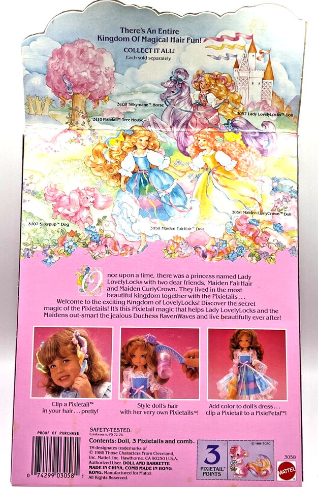 VINTAGE MAIDEN FAIRHAIR, Lady Lovely Locks and the Pixietails Mattel ...