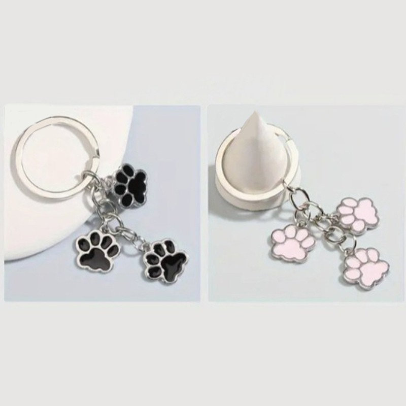 Cute Cartoon Cat Claw Keychain Fashion Keychain Backpack Key ...