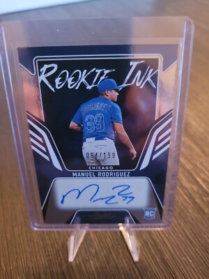 Manuel Rodriguez 2022 Absolute Baseball Rookie Ink 94/199 Chicago Cubs ...