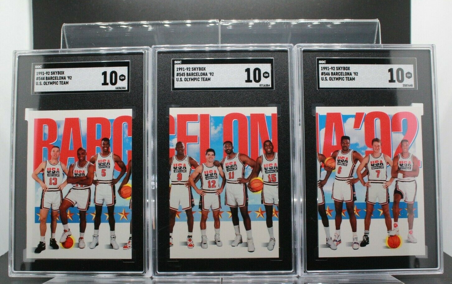 1992 Skybox USA BARCELONA Olympic Dream Team Card Set Jordan Bird Magic ...