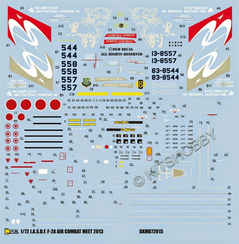 DXM decal 1/72 JASDF F-2A Viper Zero Air Combat Meet 2013 | eBay