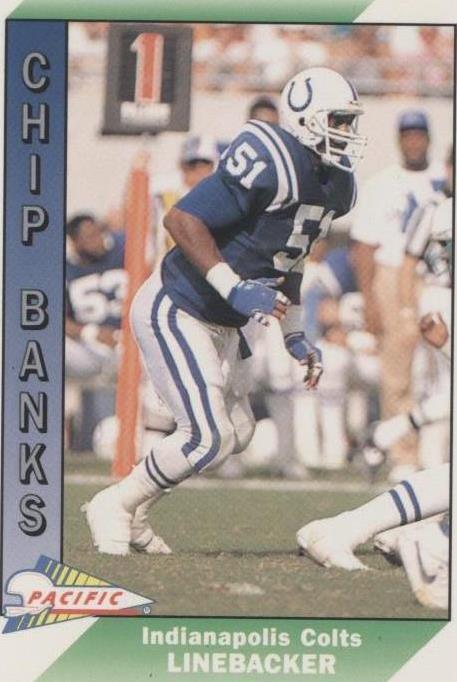 1991 Pacific Chip Banks #204 for sale | eBay