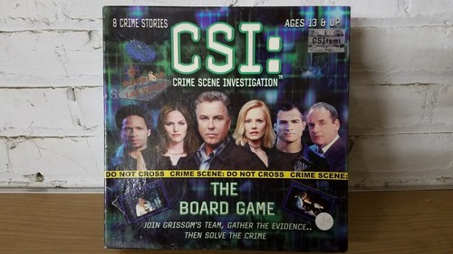2004 CSI Crime Scene Investigation The Board Game by Specialty Board ...