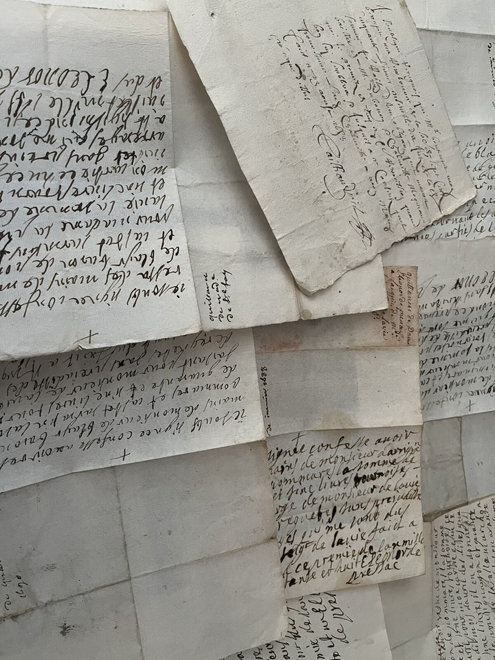 1600s OLD LETTER Baroque Era 17th Century Watermarked Correspondence ...
