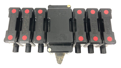 6 x GEC Type RS20 20Amp Fuse Carrier Base Busbar Fuse Bank REDSPOT ...