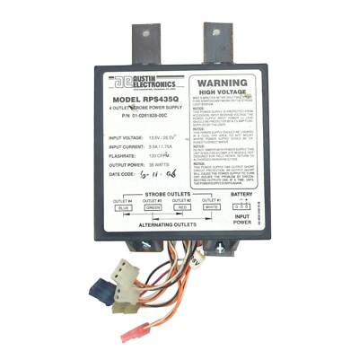 Austin Electronics RPS435Q 01-0261828-00C 4-Outlet 120CFPM Strobe Power ...