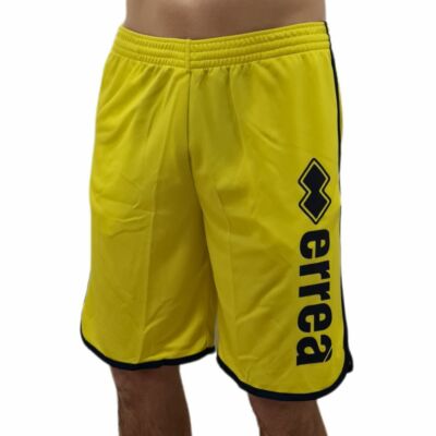 Errea short Shorts Football SS22 Man Logo Classic Bermuda Yellow | eBay