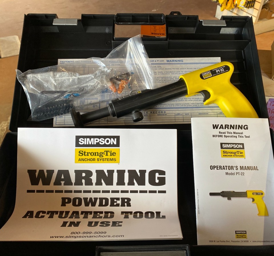 SIMPSON Strong-Tie Anchor Systems PT-22 .22 Caliber Power Hammer | eBay