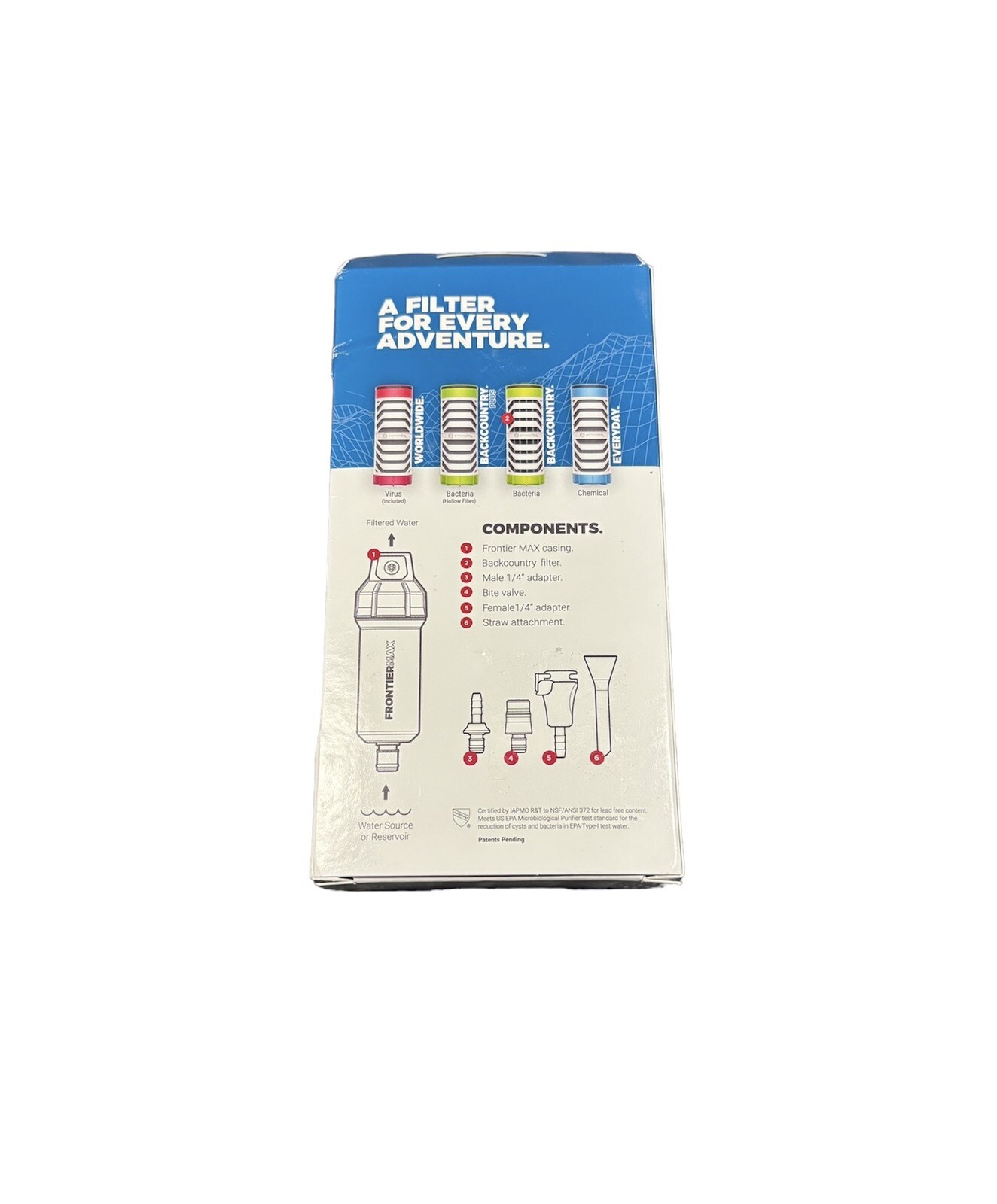 Aquamira 100 GAL Backcountry Protection Frontier Max Multifunction ...