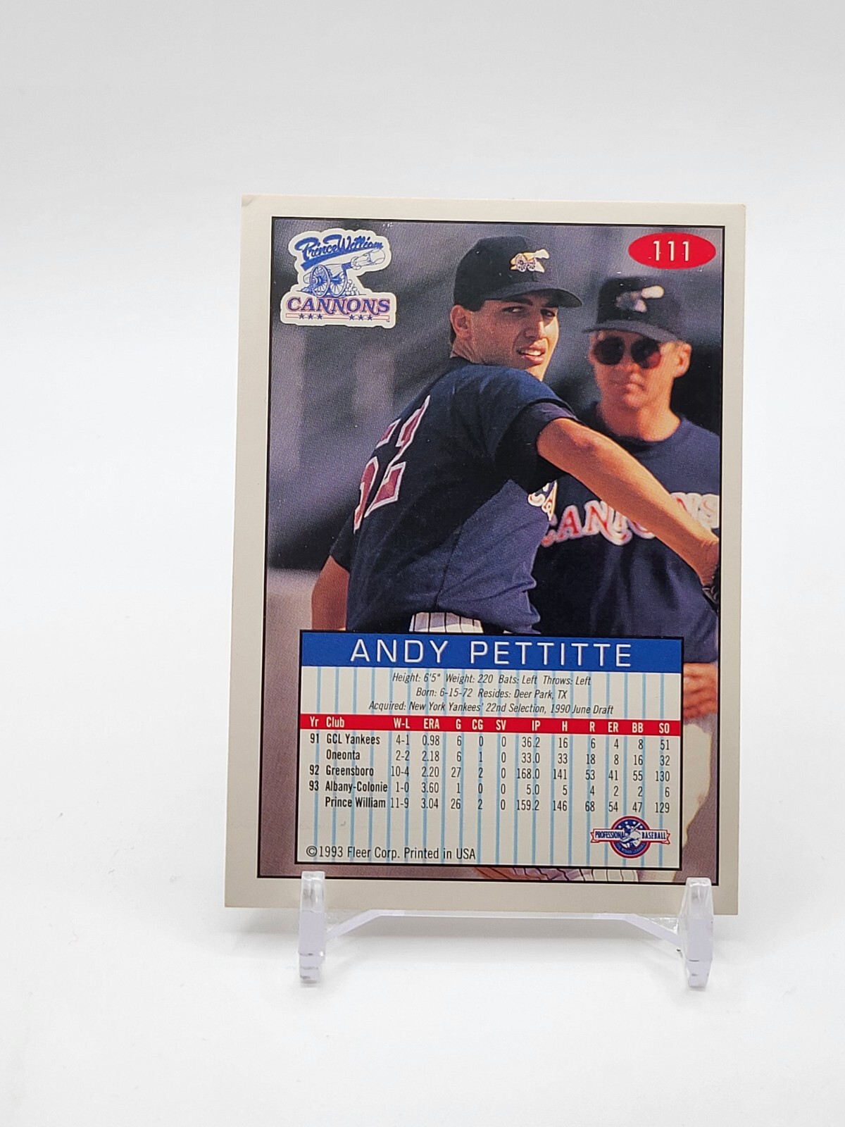 1993-94 Fleer Excel - #111 Andy Pettitte (RC) for sale online | eBay