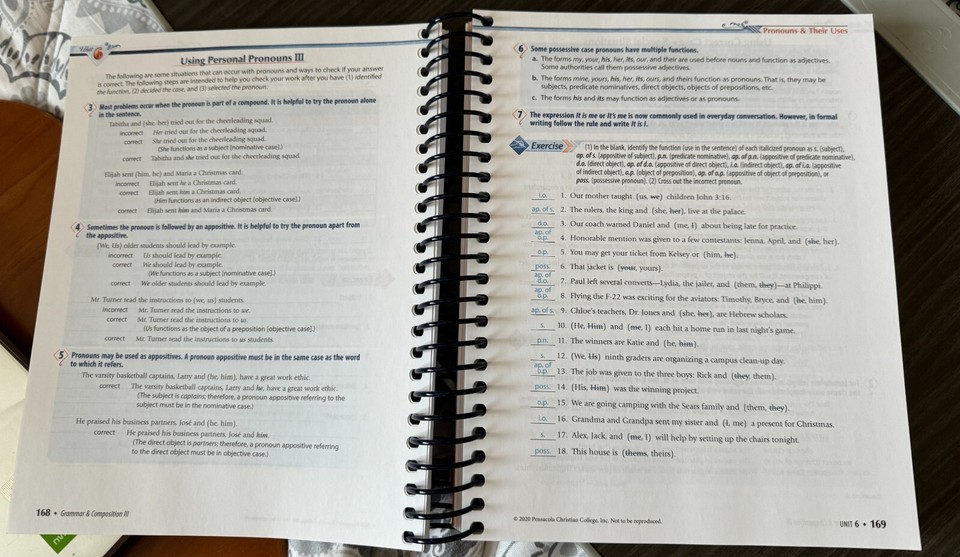 Abeka Grammar and Composition III worktext - Teacher Key | eBay