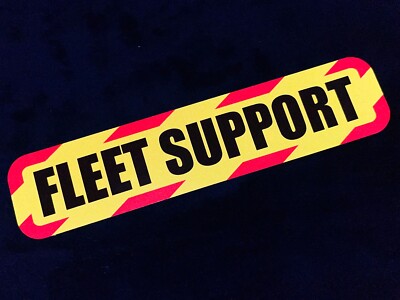 Reflective 60cm FLEET SUPPORT CHEVRONS Car Van Pickup Truck Stickers ...